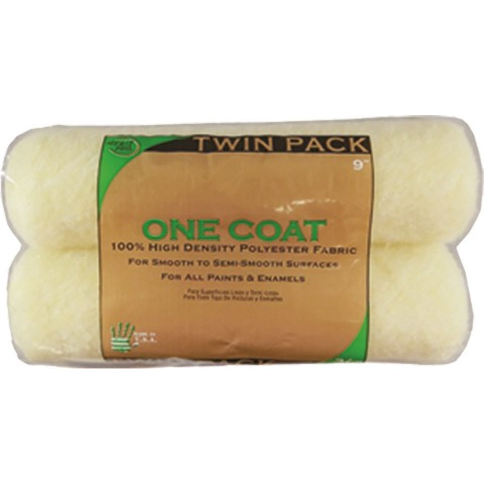 FixtureDisplays Merit Pro 00352 9" X 3/8" NAP One Coat Roller Cover (2Pk) | Wayfair